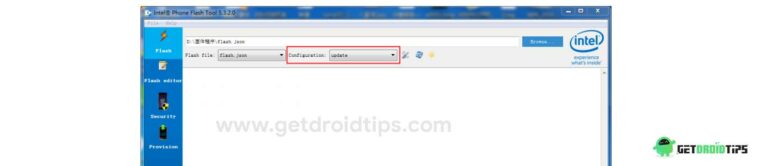How to Install Stock ROM using Intel Phone Flash tool