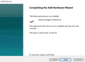 Download and Install Android CDC Driver Manually