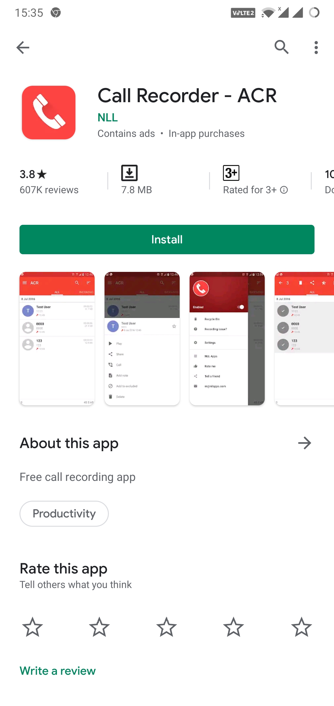 How to enable call recording on Samsung Galaxy?