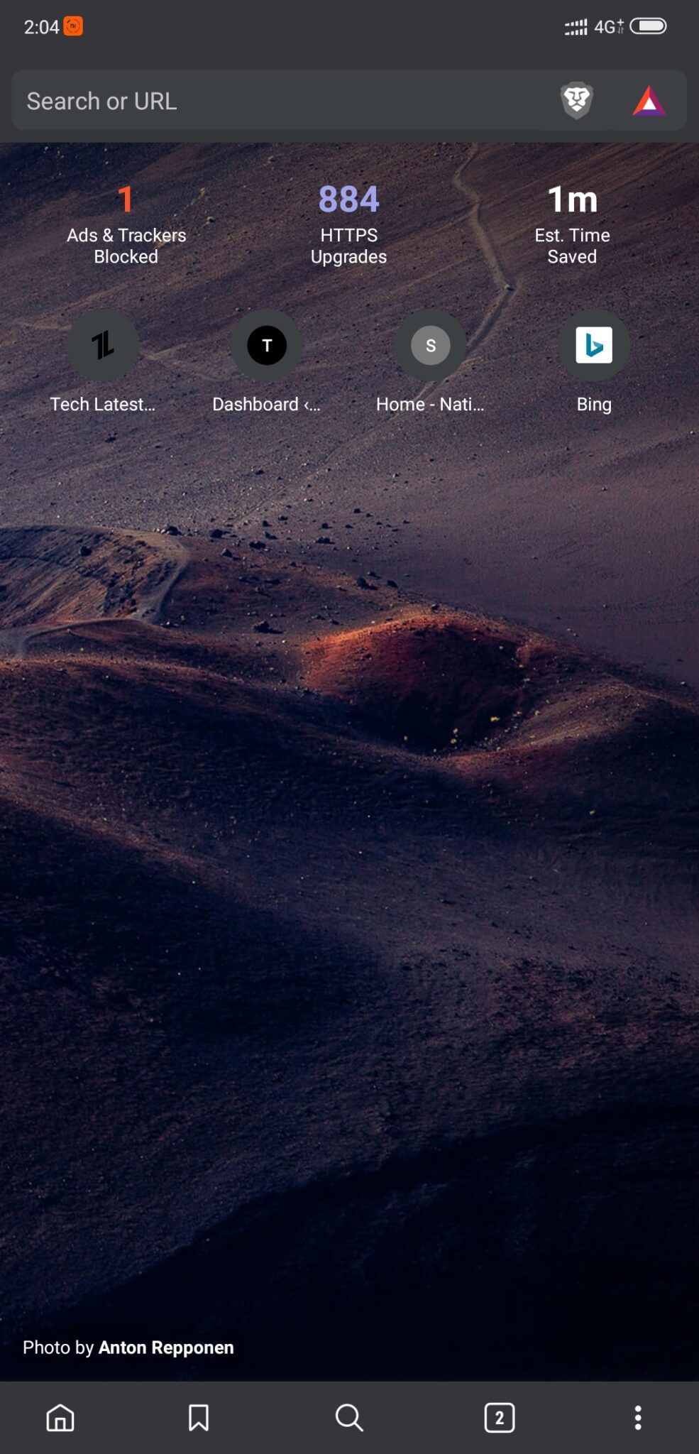 How to Turn Off Background and Sponsored Images in Brave Browser