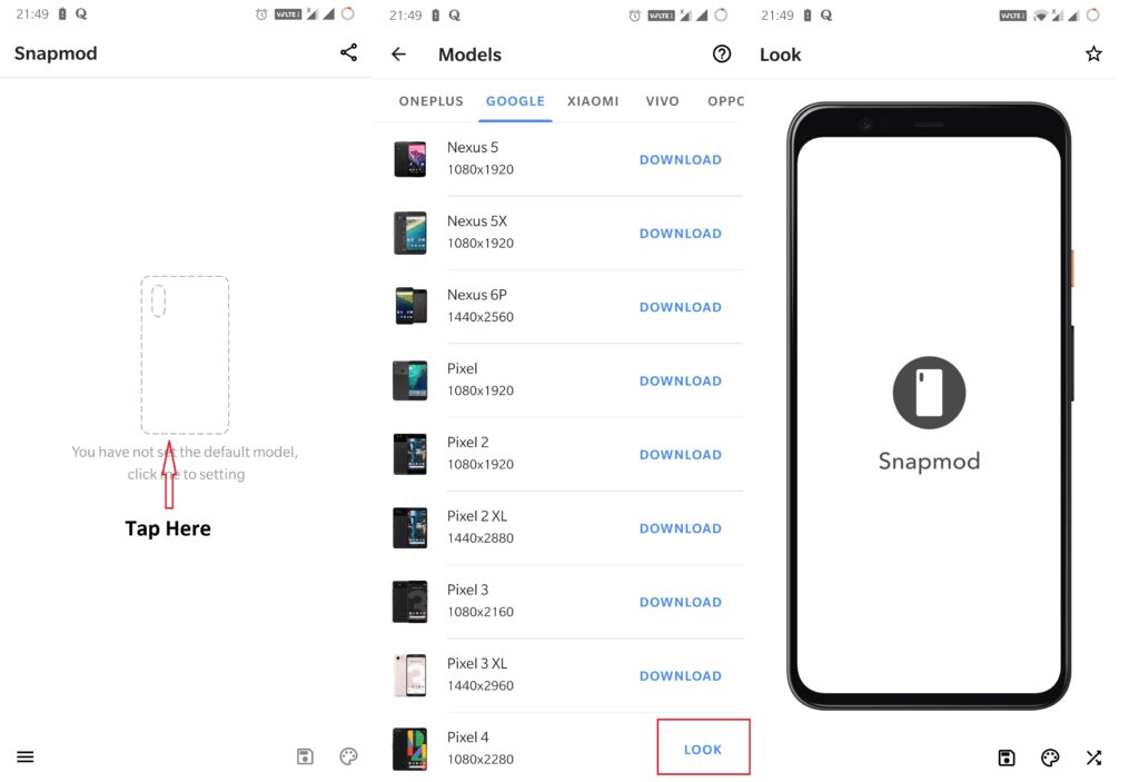 How To Add Device Mockup In Screenshots With Snapmod App?
