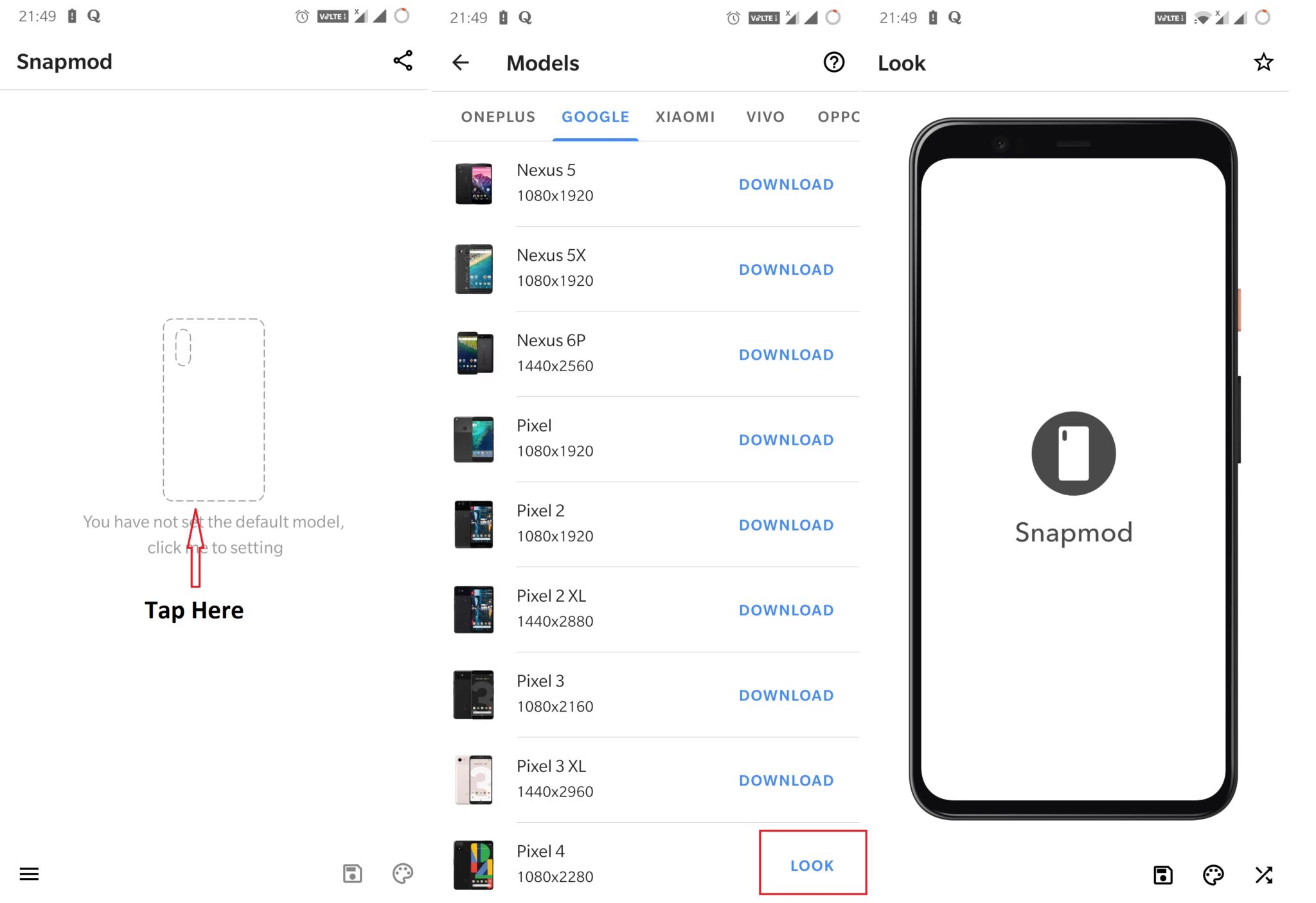 How To Add Device Mockup In Screenshots With Snapmod App?