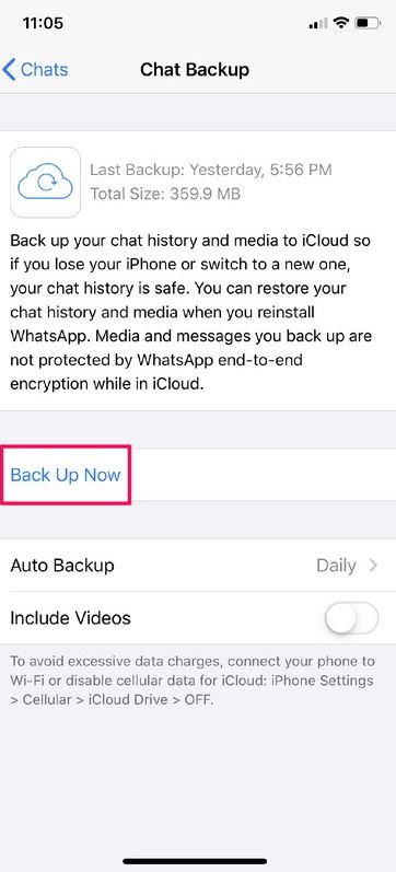 How To Backup WhatsApp Chats on iCloud using iPhone or iPad