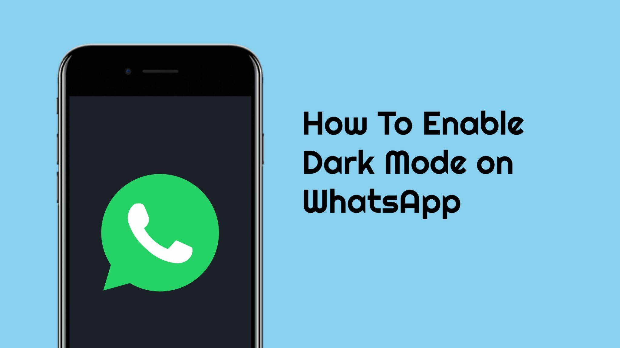 How To Enable Dark Mode on WhatsApp