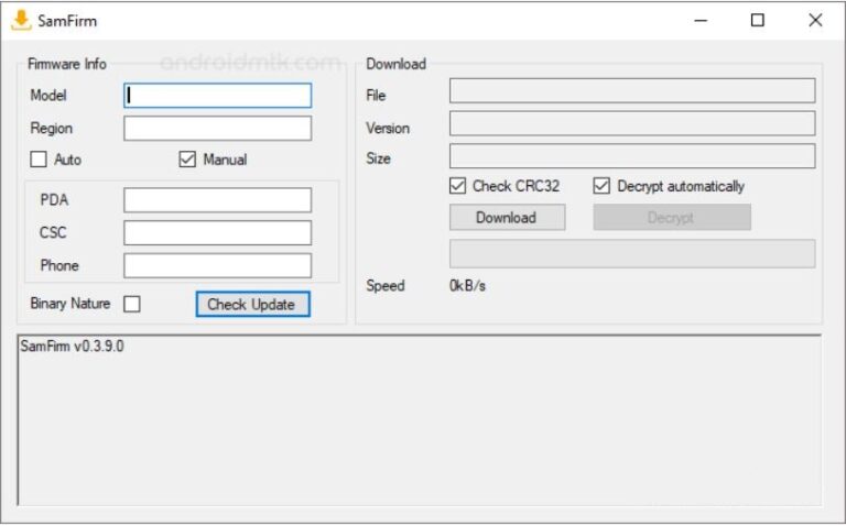 Download Samfirm tool v0.5.0 : How to Use it to download Samsung Firmware