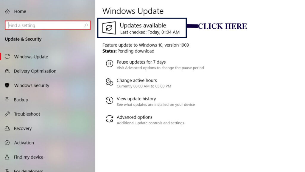 How to Check or Run Microsoft Windows Update?