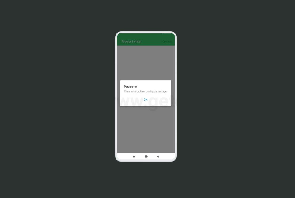 How To Solve Parse Error On Android Device 1579