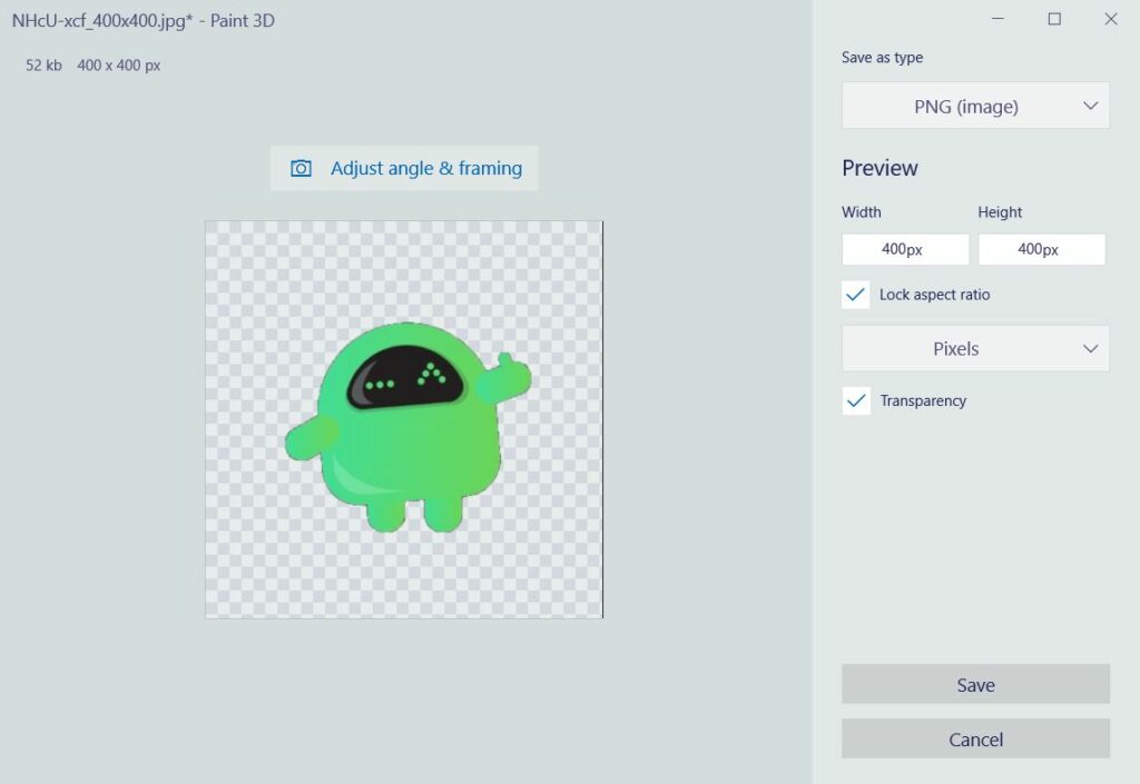 How to Create Back­ground Trans­par­ent Using Paint 3D