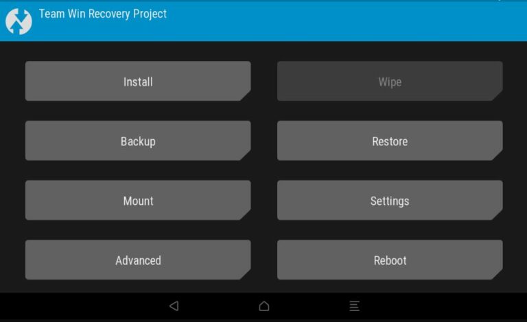 How To Wipe Data, Cache or Format Using Custom Recovery [TWRP]