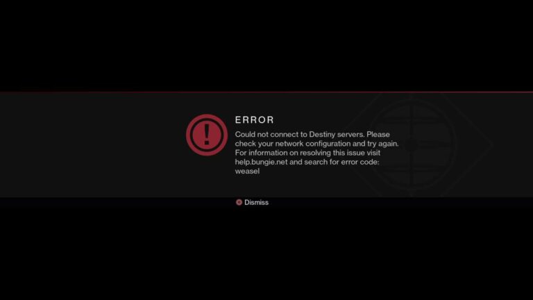 How to fix the Destiny 2 error code Weasel on PC, PS4 and Xbox One