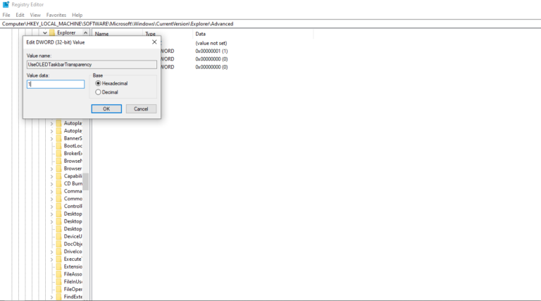 How to Make Taskbar Translucent or Disable Transparency in Windows 10?