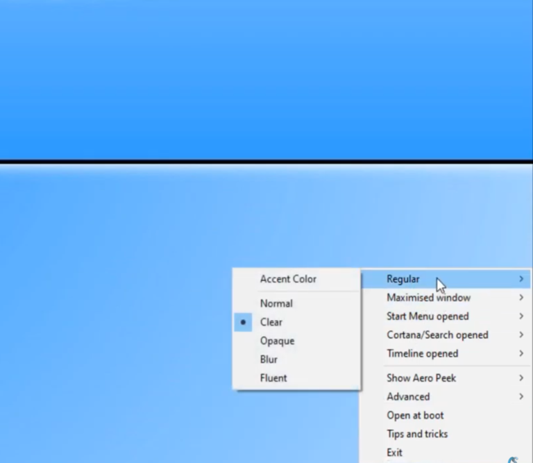 How To Make Taskbar Translucent Or Disable Transparency In Windows 10