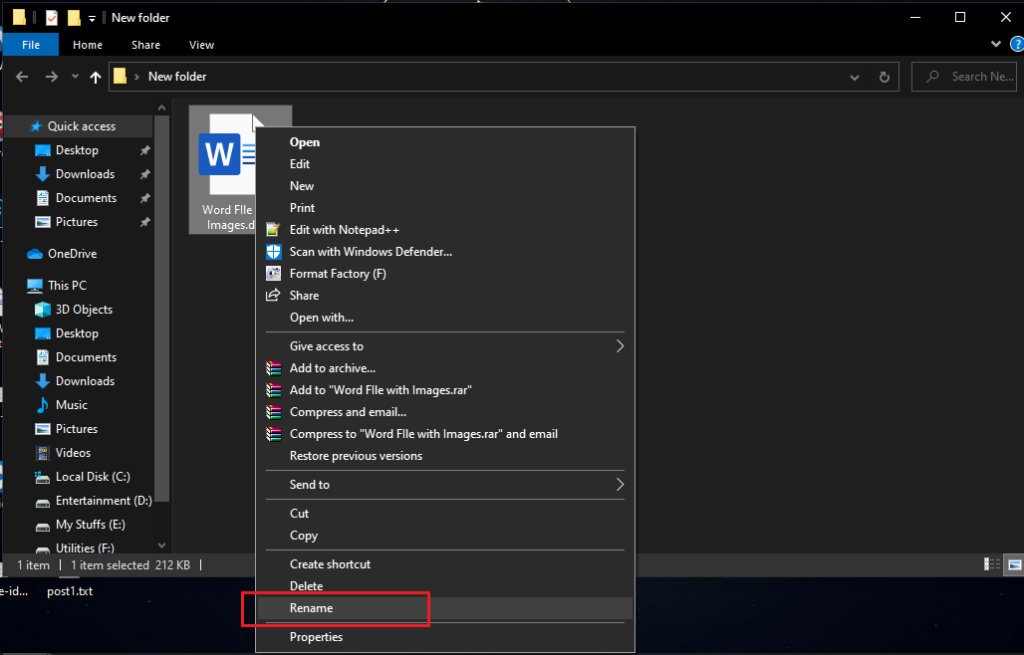 How to Extract All Images from Word Document