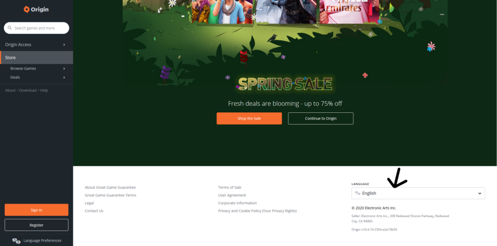 How to Change Language in Origin Client in PC?