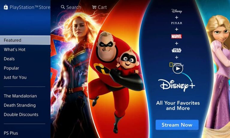 How to Download the Disney Plus app on your PS4