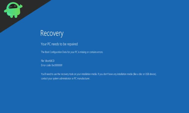 How to Fix Windows boot error 0xc000000f