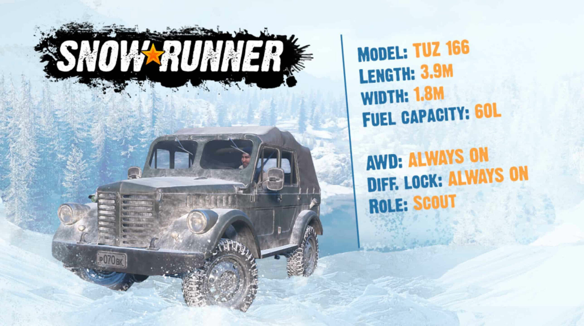 How to Get Tuz 166 in SnowRunner - Free Scout Vehicle
