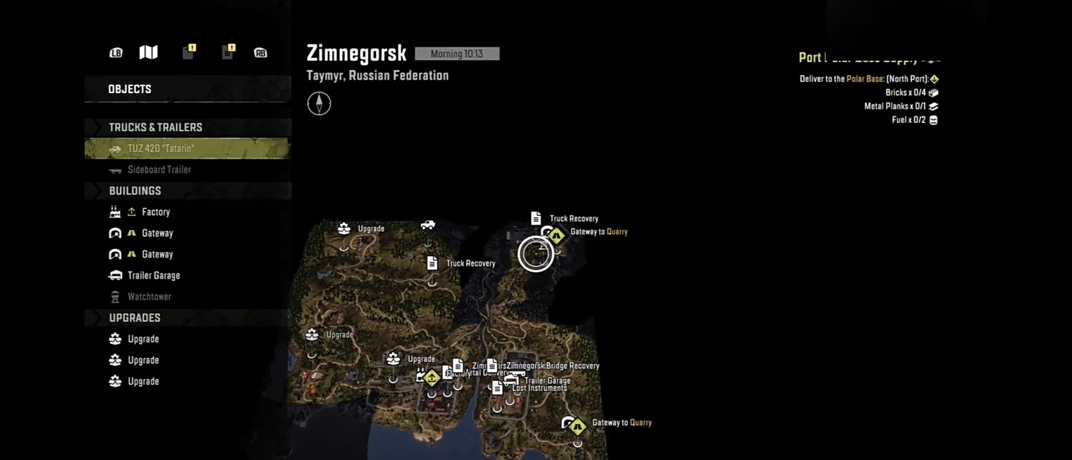 SnowRunner TUZ 420 Tatarin Tanker Exact Location