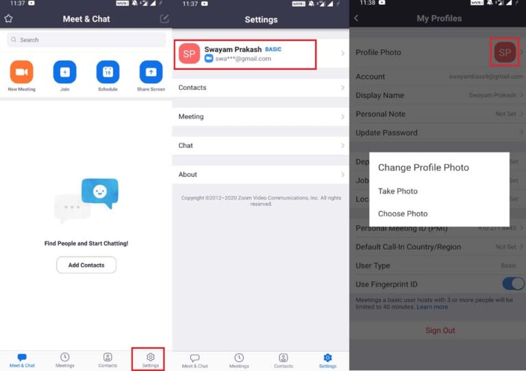 How to Show Profile Picture Instead of Video in Zoom Meeting