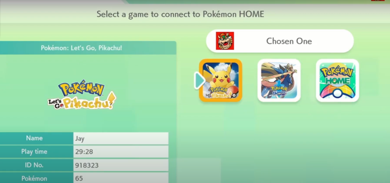 How to transfer Pokemon Go to Home