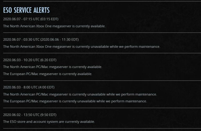 Elder Scrolls Online Unexpected Internal Error Has Occurred: Fix