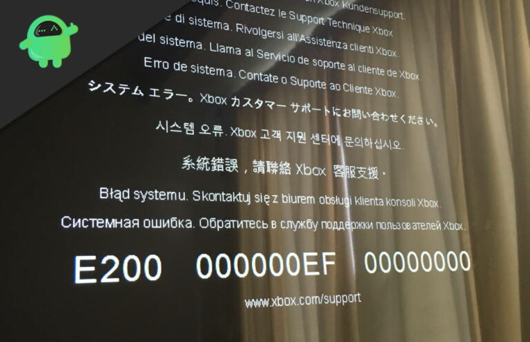 How to Fix Xbox One System Error E200?