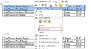 How to delete multiple rows or columns in Microsoft Excel at once