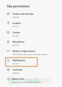 How to Enable Quiet Notification Requests in Microsoft Edge Chromium