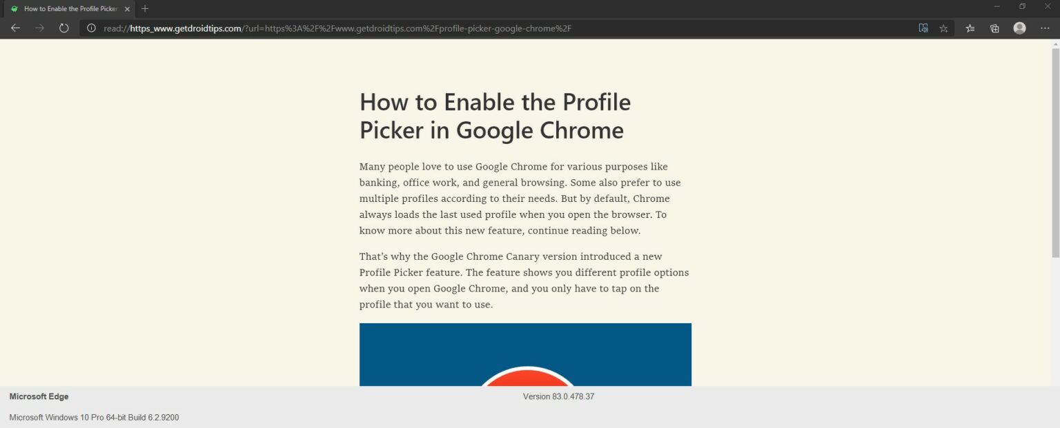 How to use Microsoft Edge Immersive reader