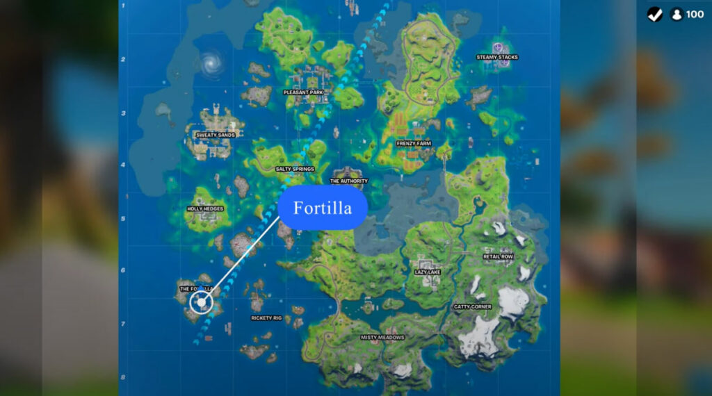 Where to find Ocean in Fortnite Chapter 2 Season 3