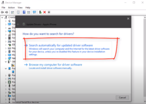 How to Update iPhone Driver on Windows 10
