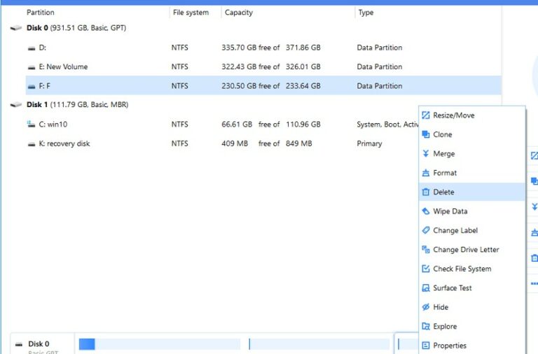 How to Delete a System Partition on Windows 10