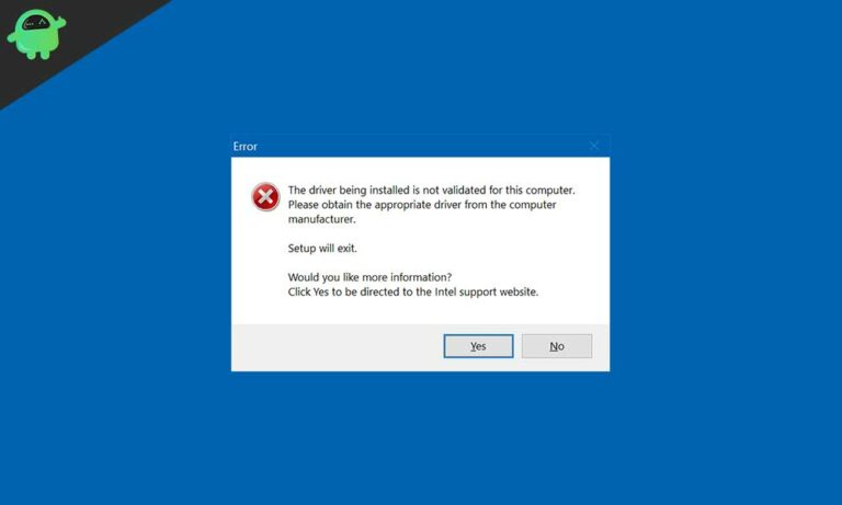 Windows 10 Fix - Driver Being Installed Is Not Validated for this ...