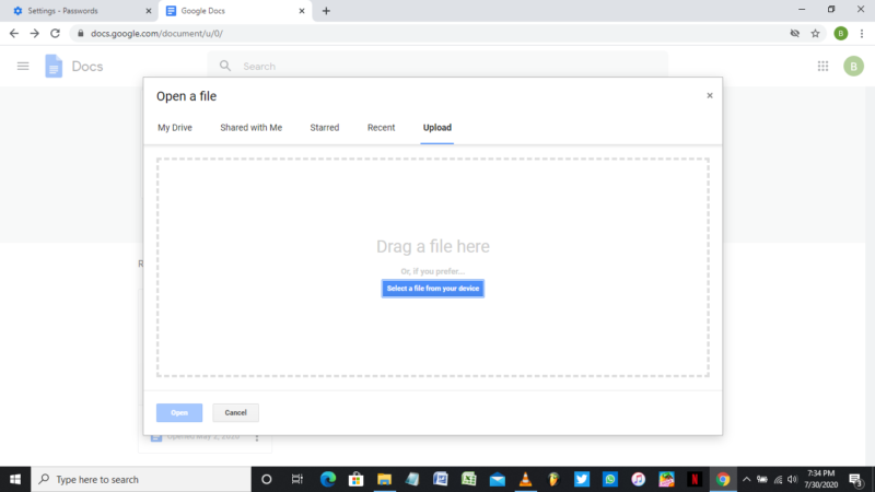 How to Convert Microsoft Word Doc to Google Docs
