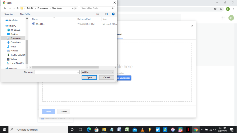 How to Convert Microsoft Word Doc to Google Docs