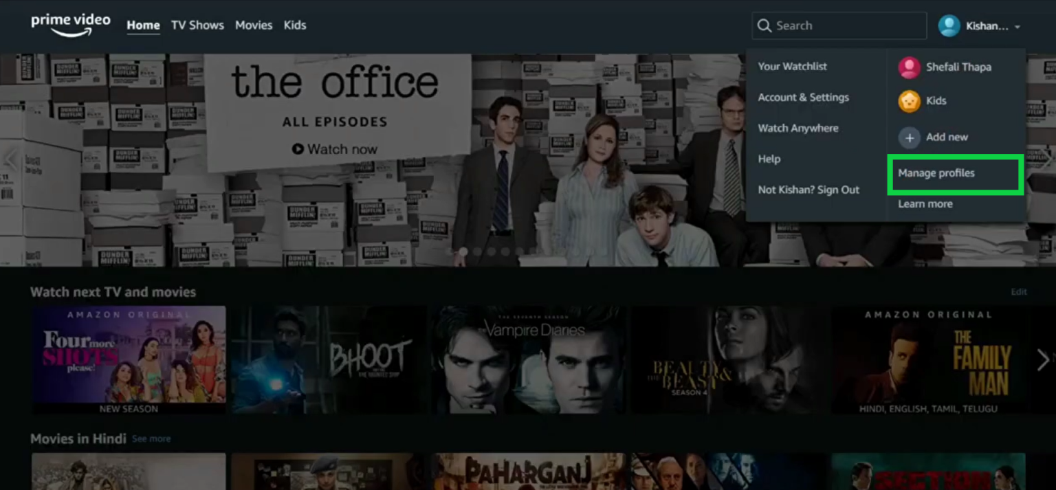 How to Add, Edit, and Delete User Profiles in Amazon Prime video