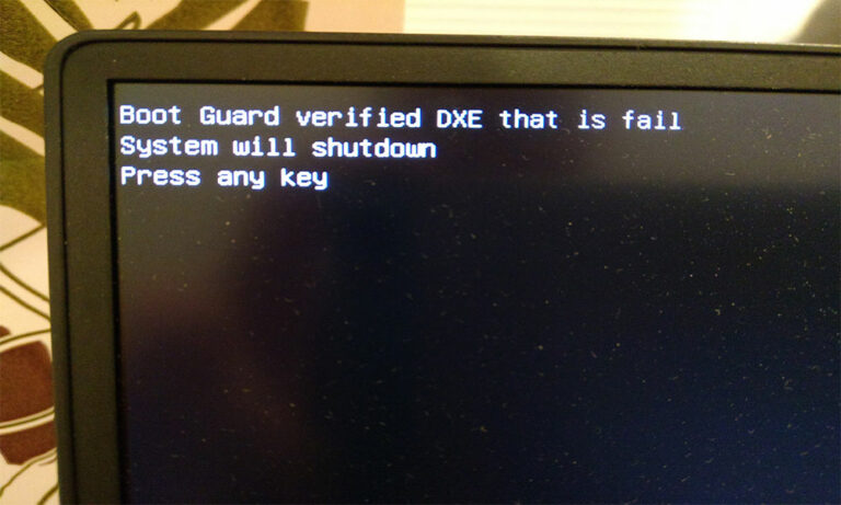 How To Fix Boot Guard Verified Failed Error How To Fix Boot Guard Verified Failed Error