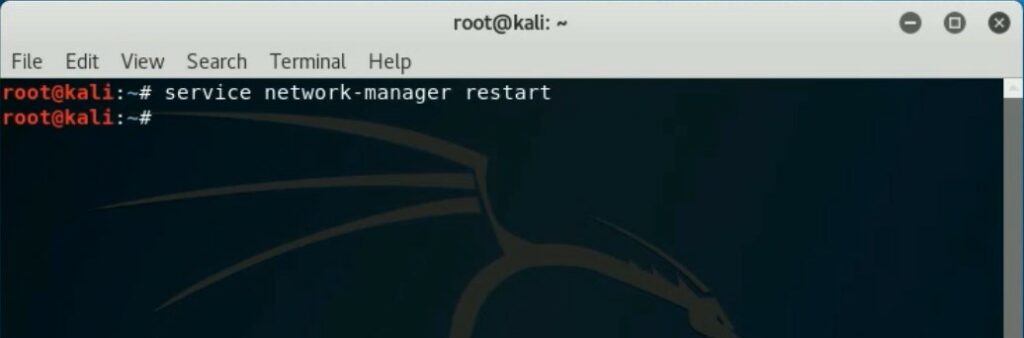 How Can I Fix Activation Of Network Connection Failed in Kali Linux
