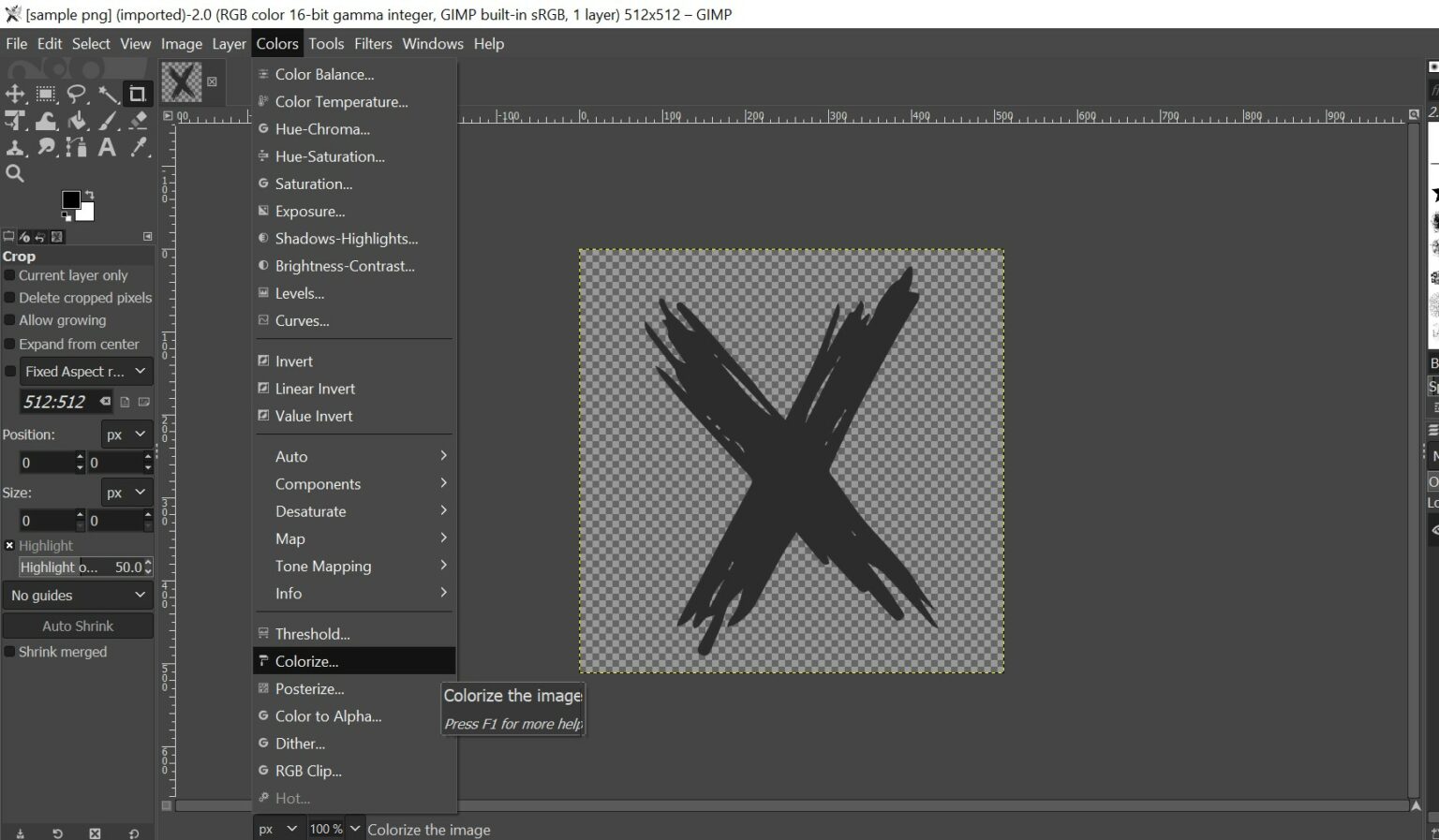 GIMP﻿ Tutorial: How to Change Color of PNG Image and Text