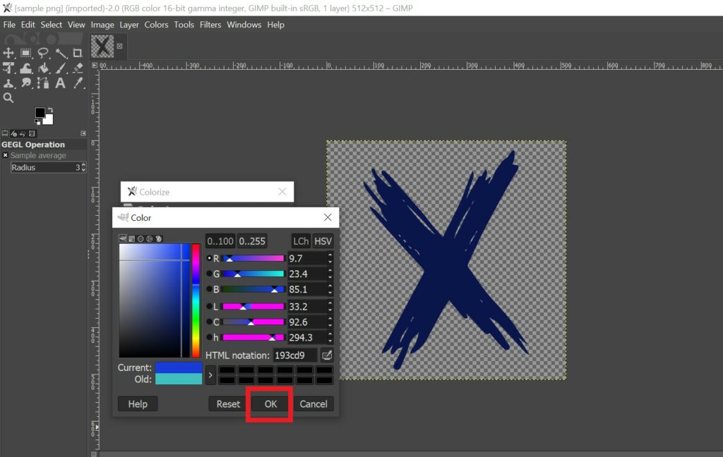 How To Change Color In Gimp
