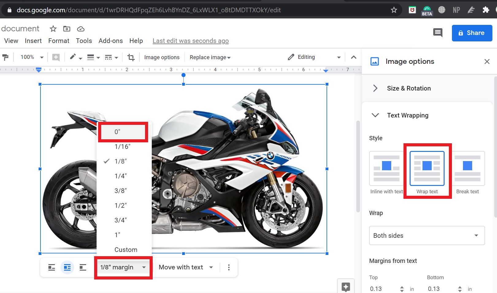 Google Docs: How to Add Image on Top of Another Image