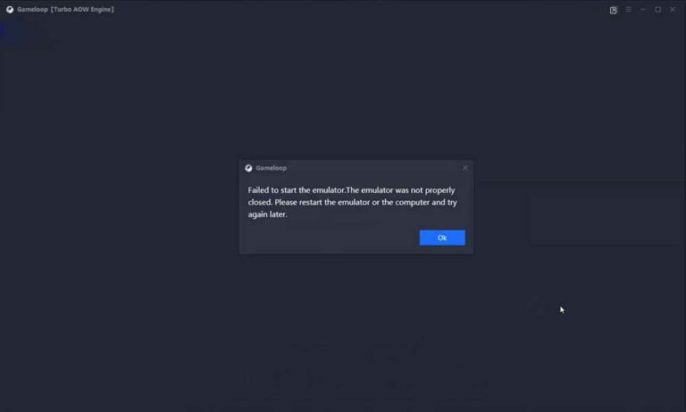 Fix Failed to Start the Emulator: (Gameloop) Tencent Gaming Buddy Fix Failed to Start the Emulator: (Gameloop) Tencent Gaming Buddy