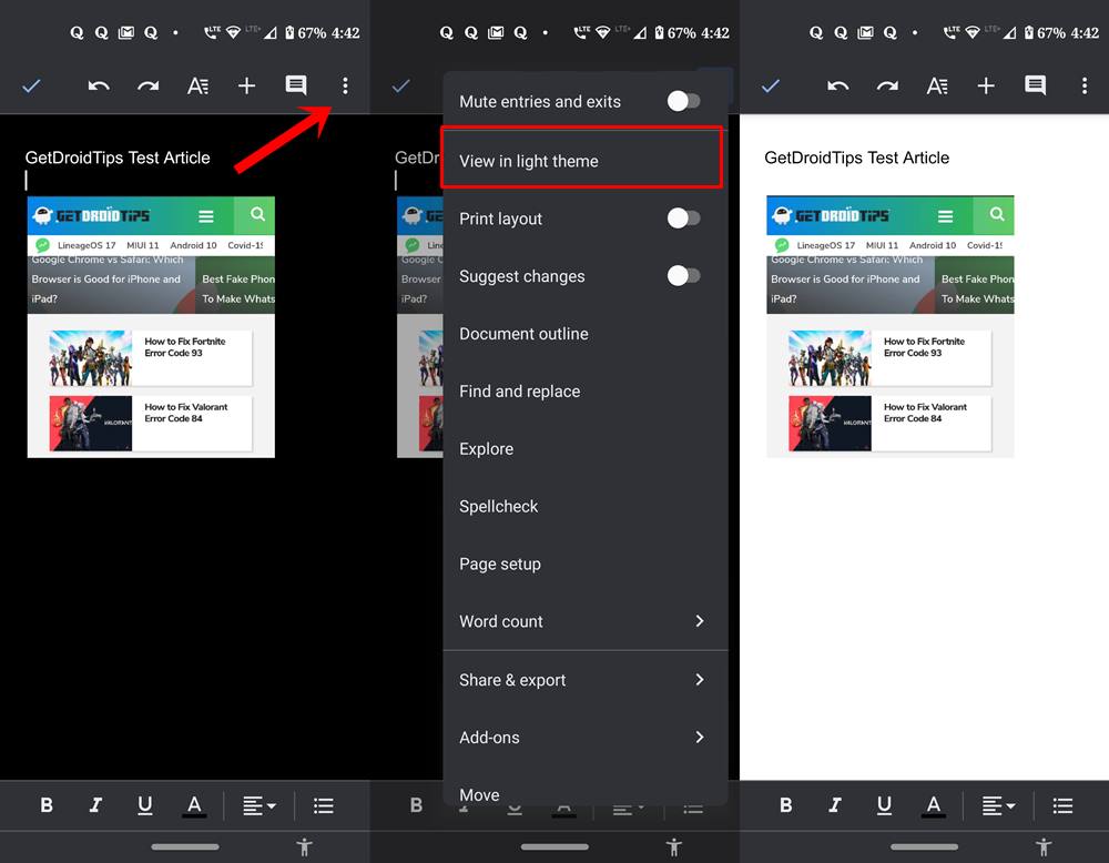 How To Enable Dark Theme On Google Docs Slides And Sheets