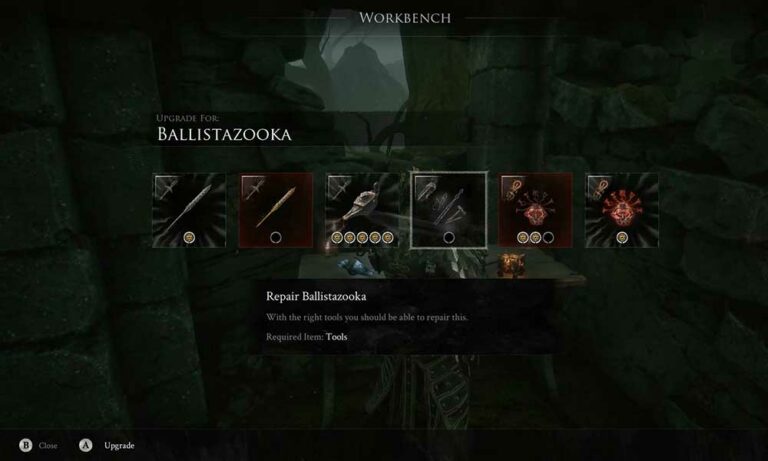 Where To Find The Tools For The Ballistazooka In Mortal Shell