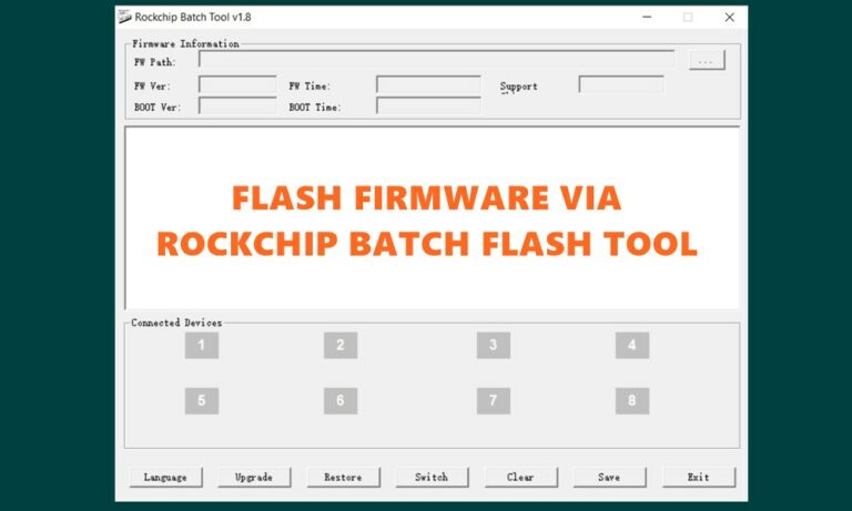Download Rockchip Batch Flash Tool [All Version] – How to Flash Firmware