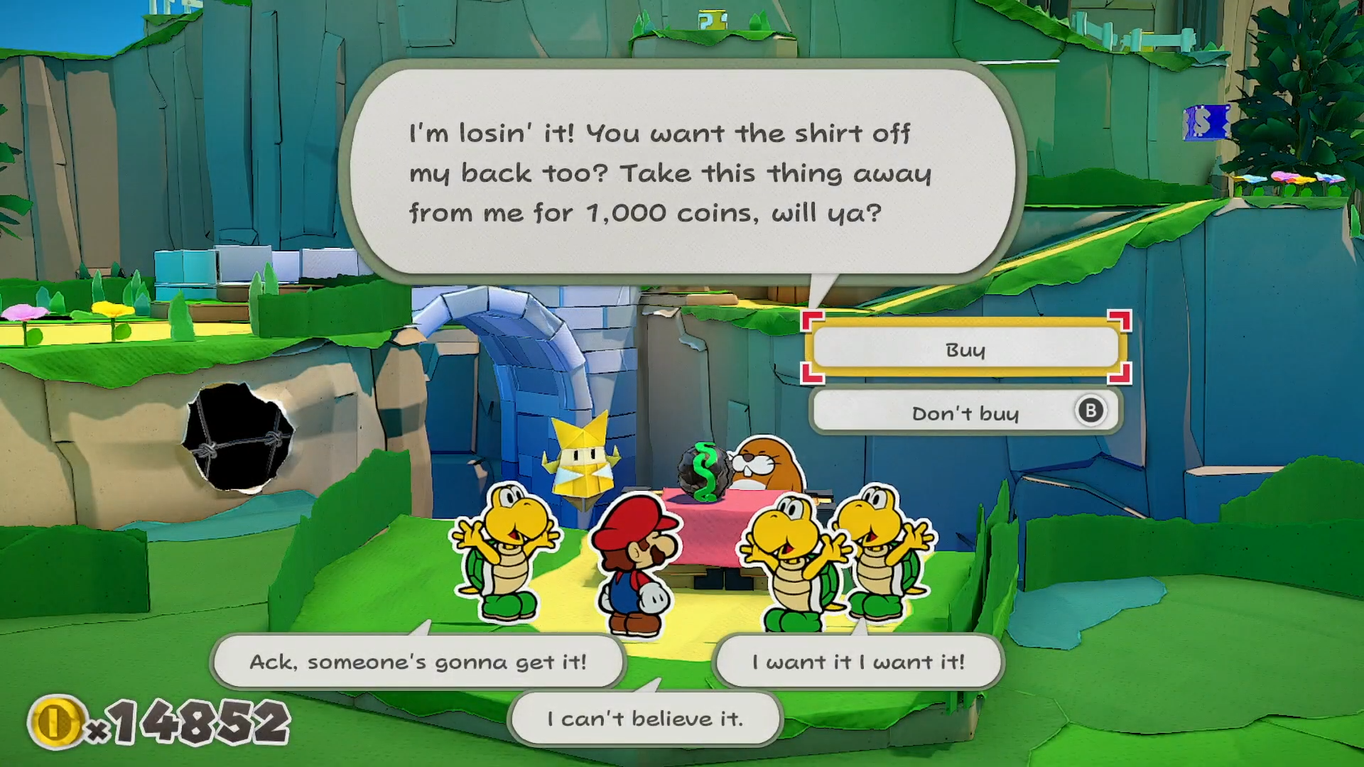 Paper Mario: The Origami King Shell Stone Locations