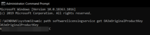 Find/Check Your Windows 10 Product Key Using Script or Command-line