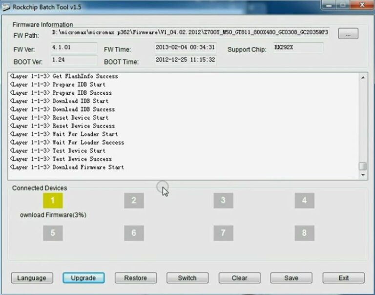 Download Rockchip Batch Flash Tool [All Version] – How to Flash Firmware