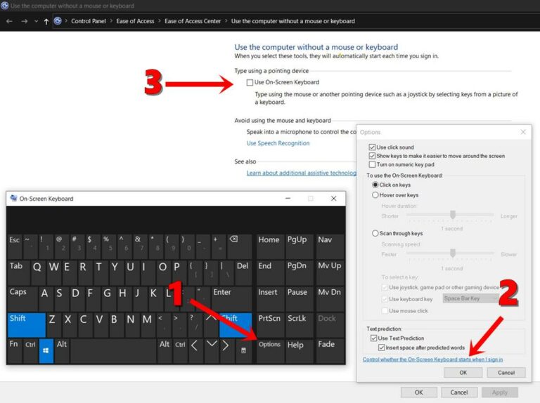 How to Disable On-Screen Keyboard on Windows 10