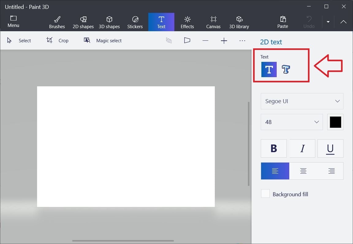 How To Add And Edit Text In Paint 3D